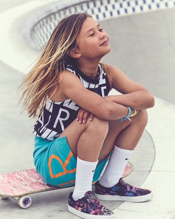 Skatista Sky Brown, 11, hospitalizada após uma queda terrível